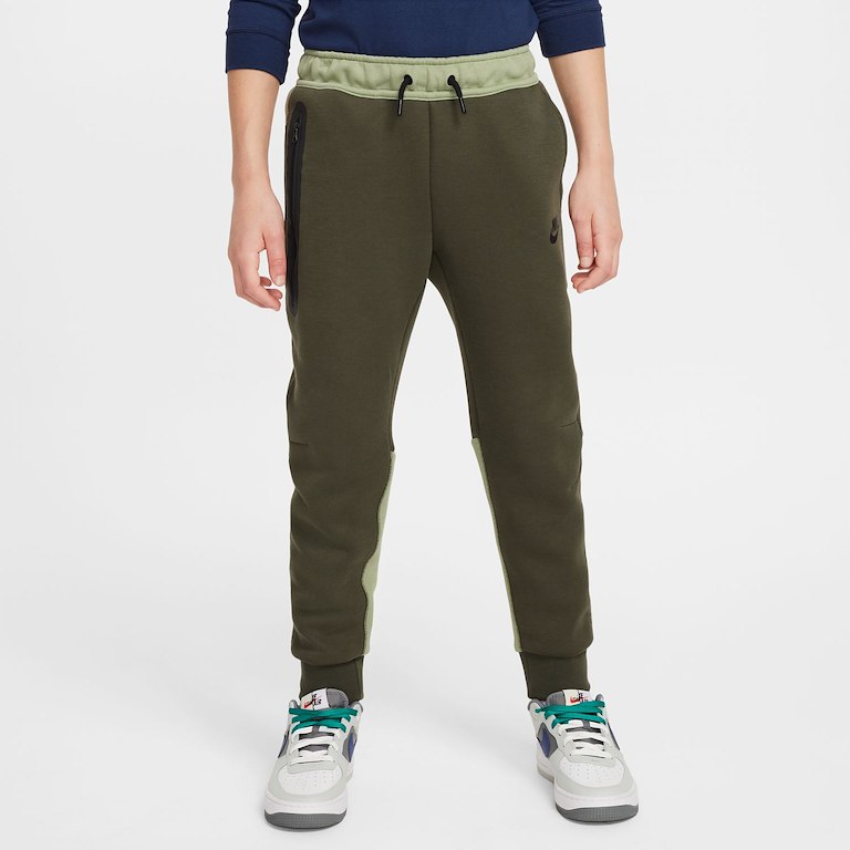 Nike B NSW TECH FLC PANT, dečje pantalone, zelena