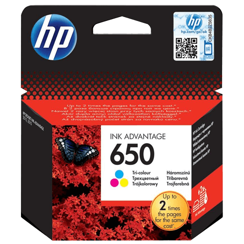 HP Kertridž Tri-color Advantage No.650 - CZ102AE Original, Višebojni (Cyan, Magenta, Žuta), ~200 stranica