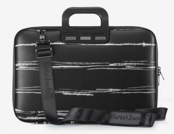 BOMBATA Torba Medio Black&White 13''/Crna