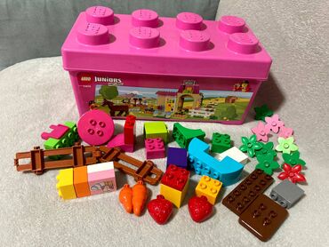 Lego duplo lot i lego duplo kutija roze Lego duplo lot 2000 Lego