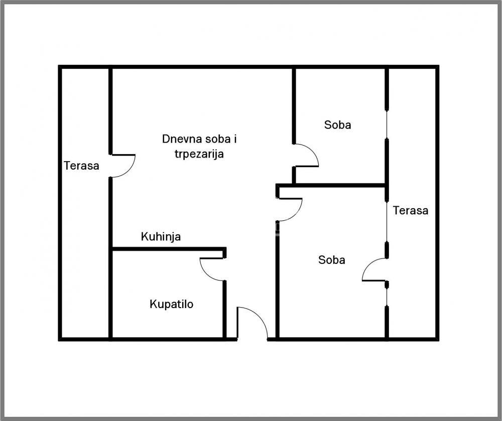 Jovana Subotića, Dvosoban stan na prodaju, 79m2, 221.000€