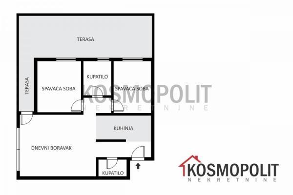 Pregrevica, Dvoiposoban stan na prodaju, 67m2, 221.100€