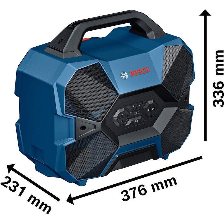 Bosch – Gpb 18V-6 Sc Bluetooth zvučnik, Solo bez baterije i punjača – 06014A6000