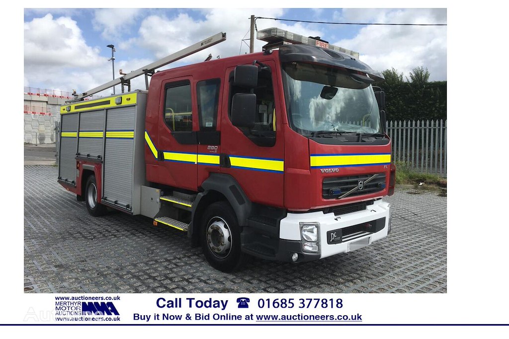 Volvo FL 280 4X2 AUTO 15 TON JDC BODY 6 SEAT CREW CAB FIRE TENDER vatrogasno vozilo