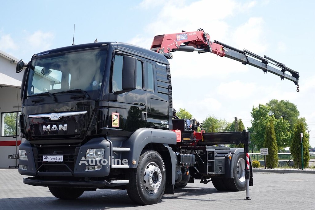MAN TGS 480 / HDS HMF 1820 / WYSIEG 17,5 m / EURO 6 / MANUAL / STERO tegljač