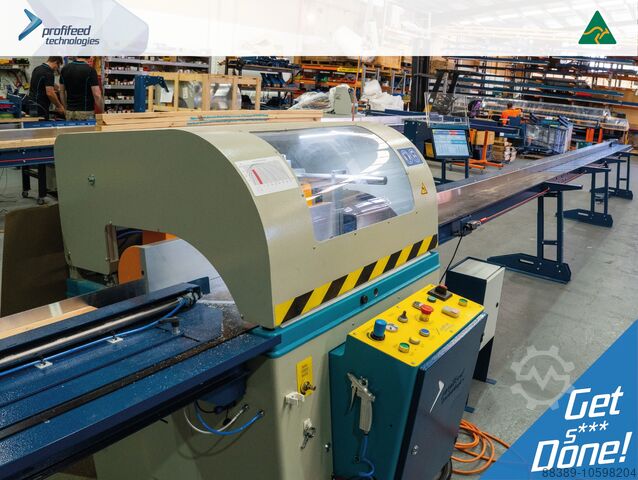 Potpuno automatski Mitre Optimizer Saw 7.5m
ProfiFeed Technologies A550 Fully Automatic Mitre Solid Wood