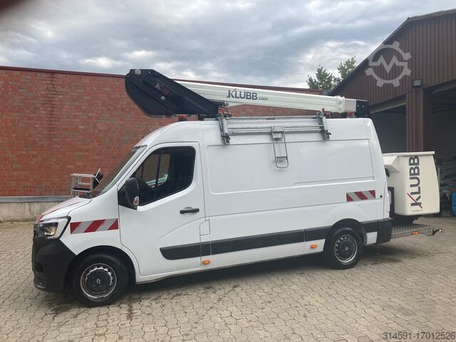 TELESKOPSKI BUM LIFT na transporteru
KLUBB KL32 (12,50m Arbeitshöhe) auf Renault Master 3,5t