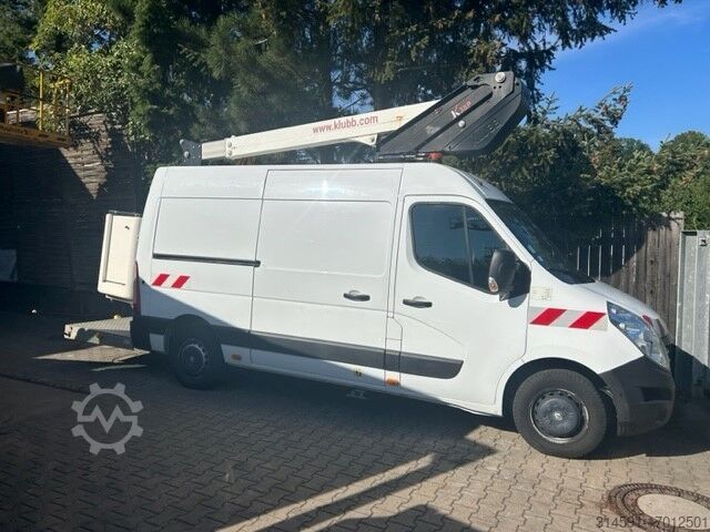 TELESKOPSKI BUM LIFT na transporteru
KLUBB K38P (13,80m Arbeitshöhe) auf Renault Master 3,5t