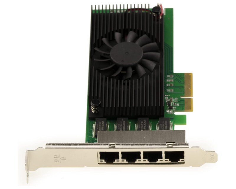 E-GREEN PCI-Express kontroler 4-port 2.5 Gigabit Ethernet (Intel I225)