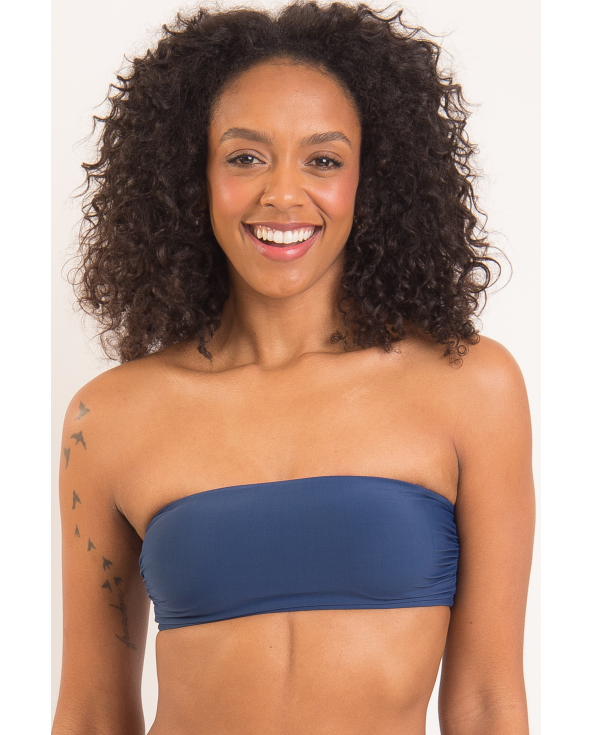 Top Navy Bandeau-Reto