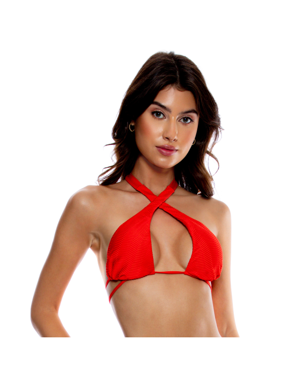 Top Cross High Lava Red