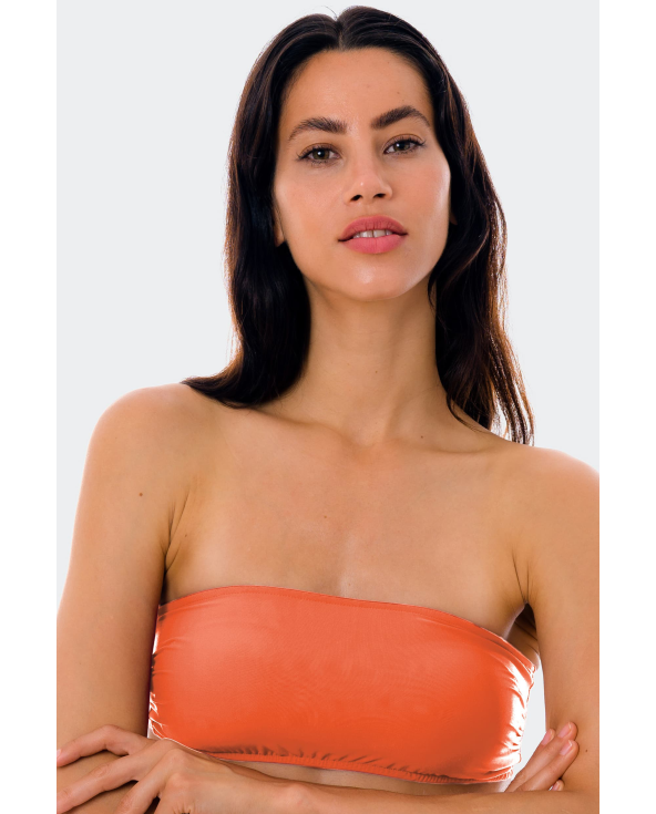 Top Light-Peach Bandeau-Reto