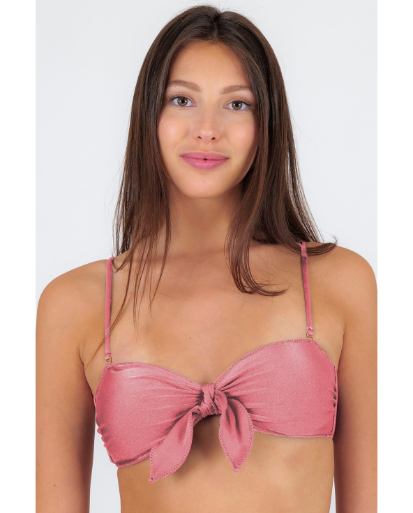 Top Shimmer-Confetti Bandeau-Knot