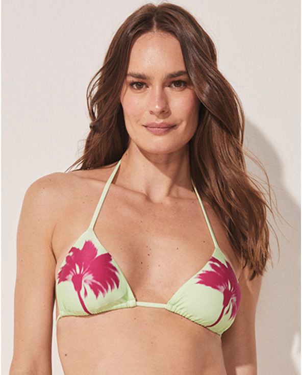 Top Bikini Cortininha Verde