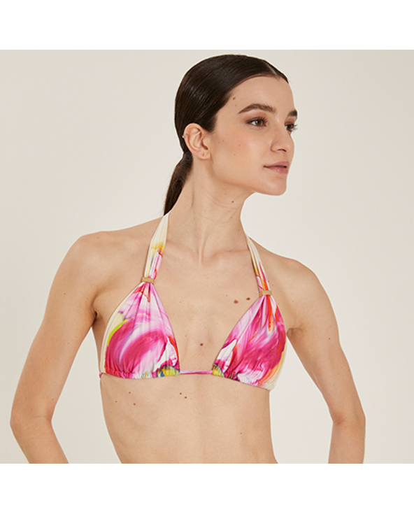 Top Halter Bikini Naturaleza