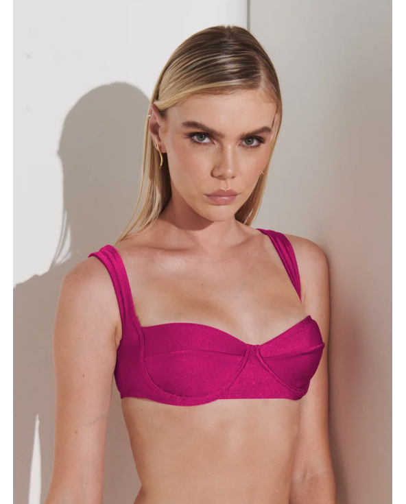 Top Biquini Galea Magenta