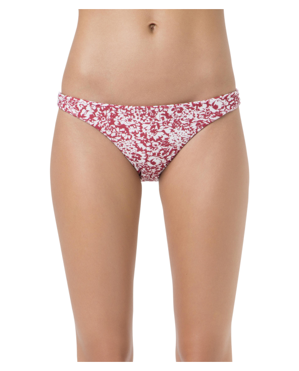 Rot/Weiße Feste Brazilian Bikinihose - Bottom Babado Sweety