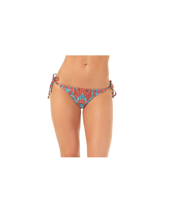 Zweiton Blau/Rote Brasilianische Bikinihose - Calcinha Odara