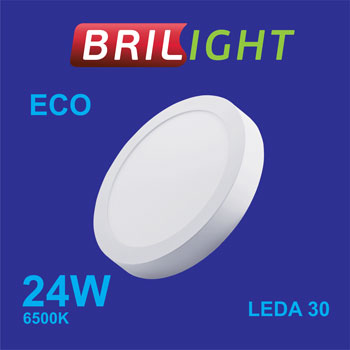 LED PANEL ECO LEDA 30 24W 6500K 1680Lum BRILIGHT