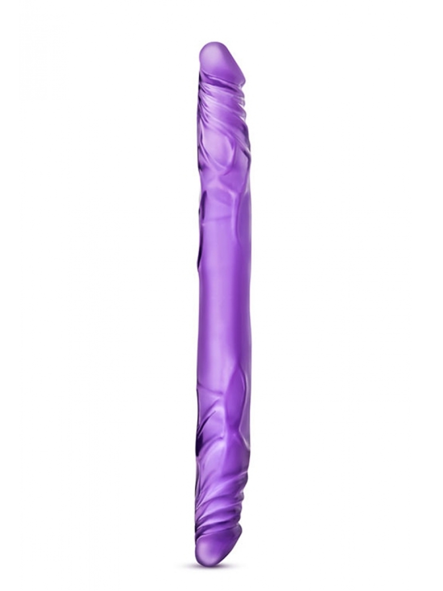 B yours 14inch dupli dildo ljubicasti