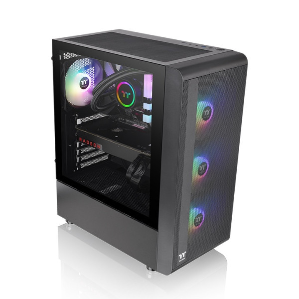 Kućište Thermaltake S200 TG ARGB Black Win SPCC Temp.Glass 120mm ARGB bez PSU