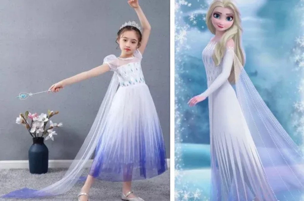 Kostim FROZEN ELSA BELA HALJINA