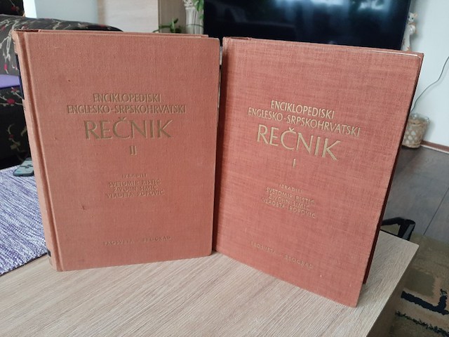 Enciklopedijski englesko-srpski rečnik I-II - S.Ristić