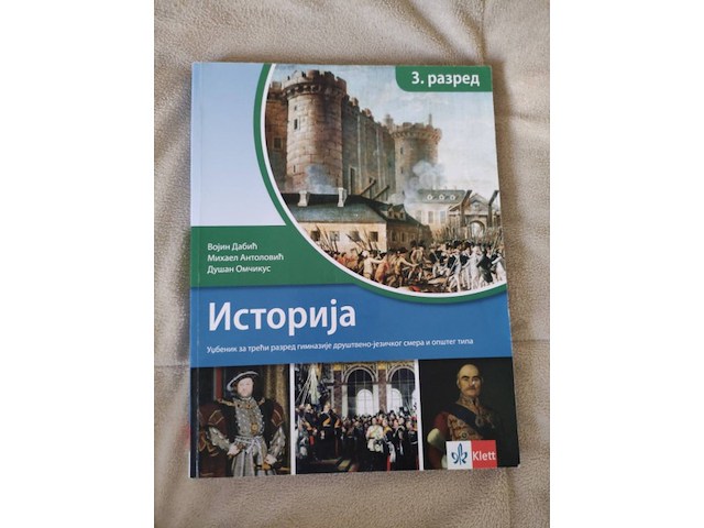 Istorija 3,Klett,za 3.razred gimnazije društveno-jezičk