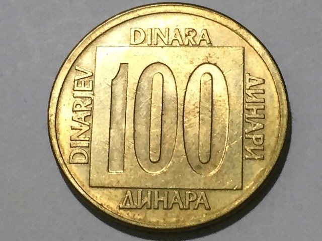 100 DINARA 1988