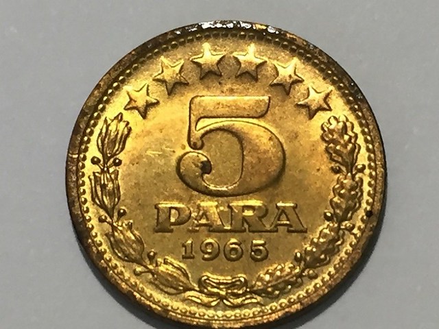 5 PARA 1965 stariji tip