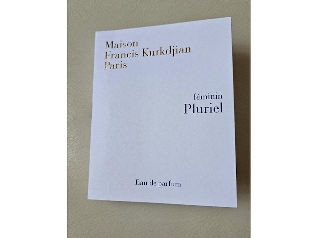 Maison Francis Kurkdjian Feminin Pluri parfem, original