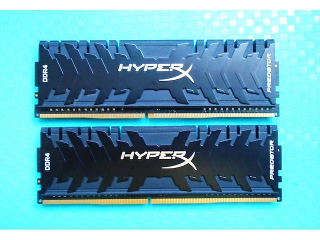 16GB (2x8) DDR4 3200Mhz HyperX Predator Kit