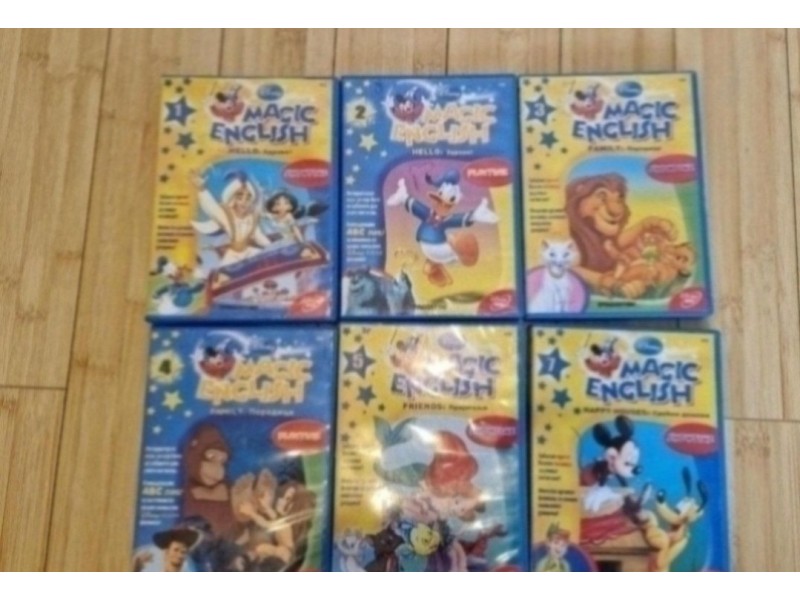 RASPRODAJA Magic english Disney engleski za decu 6 koma