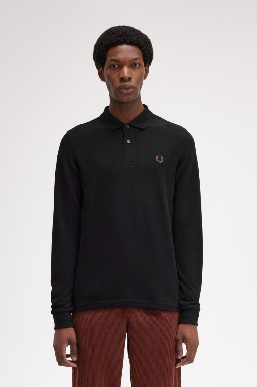 FRED PERRY LONG MAJICA BLKWB