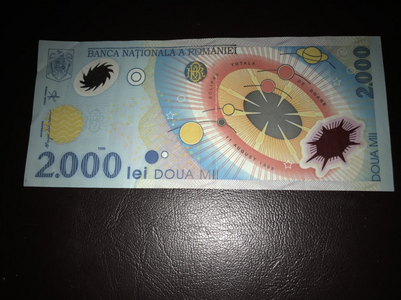 RUMUNIJA 2000 LEI.1999.POLYMER.