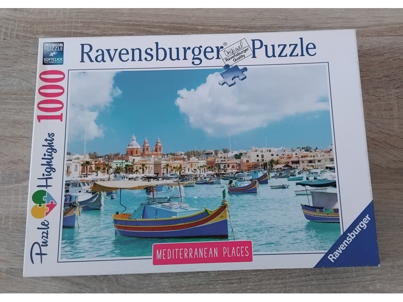 Ravensburger puzzle (slagalice) - 1000 pcs Mediterranea