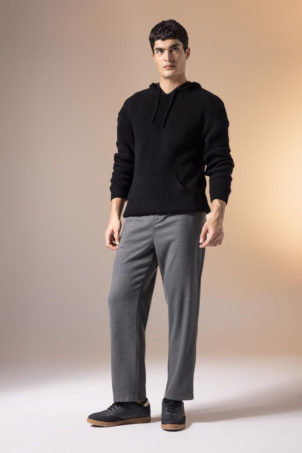 DEFACTO RELAX FIT STRAIGHT LEG TROUSERS