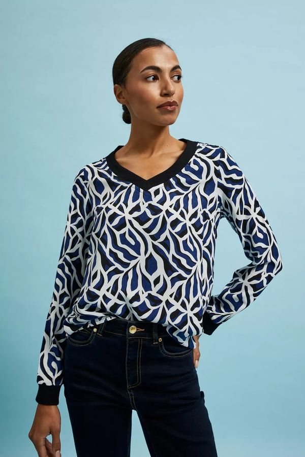NAVY BLUE WOMEN'S BLOUSE