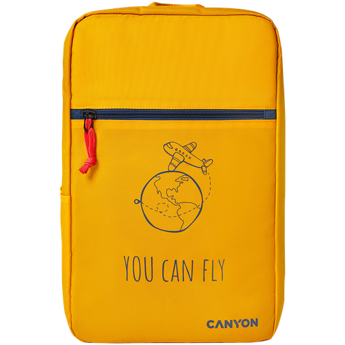 CANYON cabin size backpack for 15.6" laptop,polyester,yellow