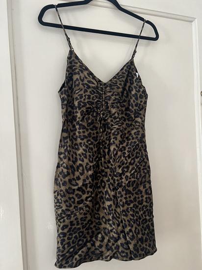 NOVA Zara atrkativna leopard mini haljina M