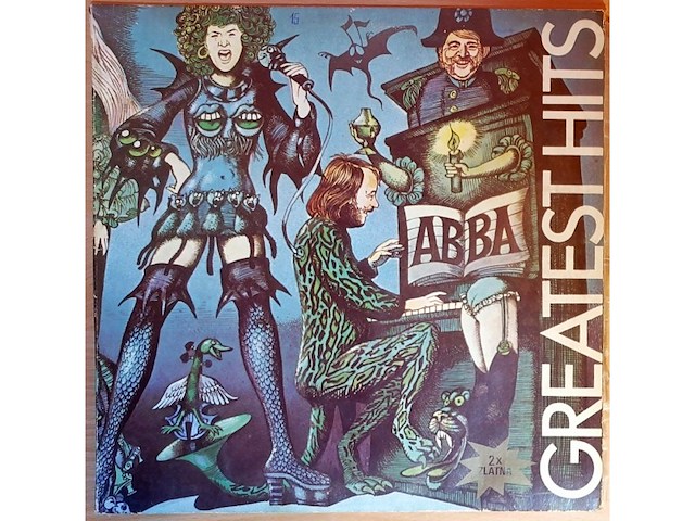 LP ABBA - Greatest Hits (1977) 11.pres, 2 x zlatna, VG+