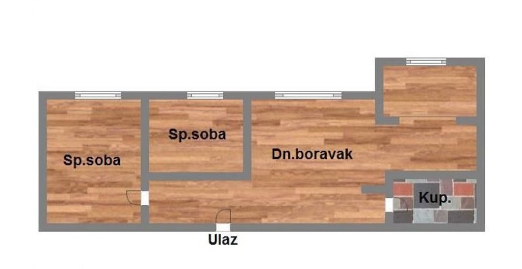 Poznat kvalitet gradnje - 65m2 - trosoban - Telep