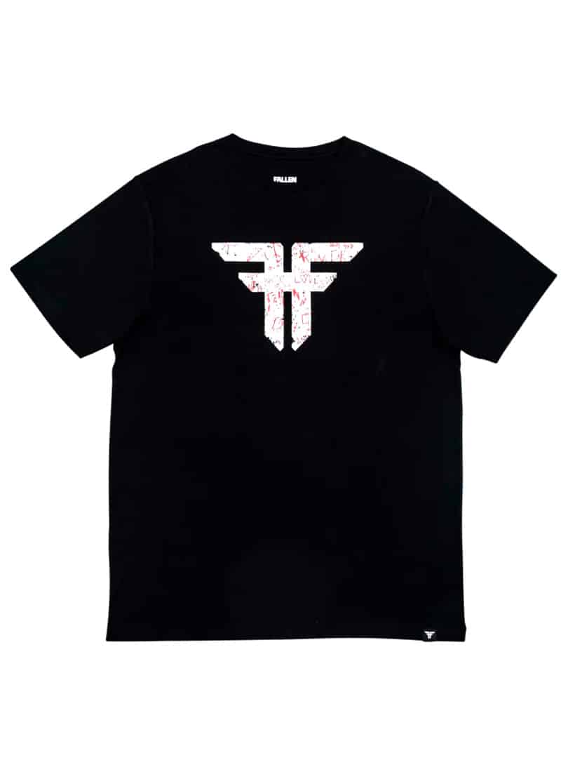 TRADEMARK TEE – BLACK / WHITE GRAFITTI