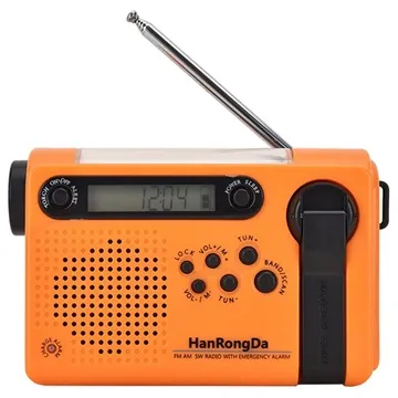 HANRONGDA HRD-900 CAMPING RADIO WITH FLASHLIGHT AND SOS ALARM