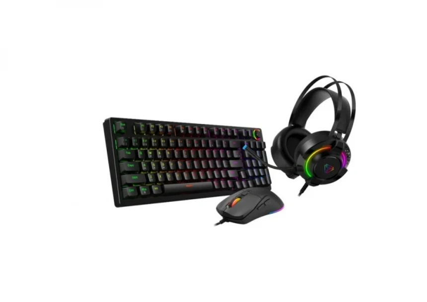 Tastatura + miš + slušalice YENKEE YGS 03 RGB mehanička tastatura/4200DPI