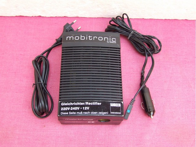 Mobitronic adapter 12V 5A sa 220V na 12V za kola+GARANC