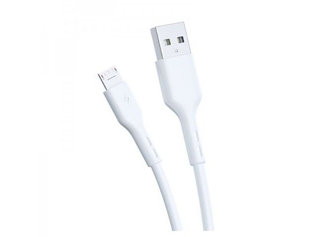 KABL MS 2.4A USB-A 2.0-&;gt; microUSB, 2m, beli