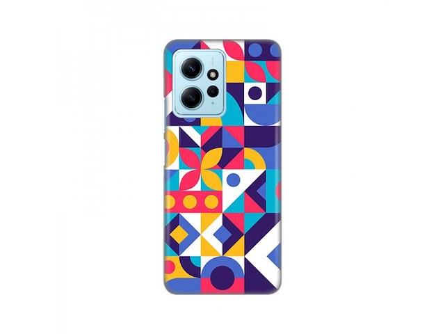 Maskica Silikonska Print Skin za Xiaomi Redmi Note 12 4G (EU) Colorful Mosaic