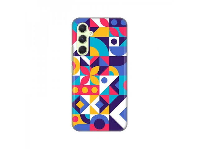 Maskica Silikonska Print Skin za Samsung A546B Galaxy A54 5G Colorful Mosaic