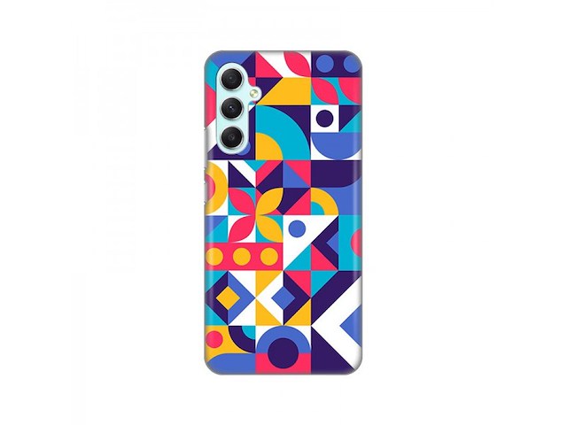 Maskica Silikonska Print Skin za Samsung A346B Galaxy A34 5G Colorful Mosaic